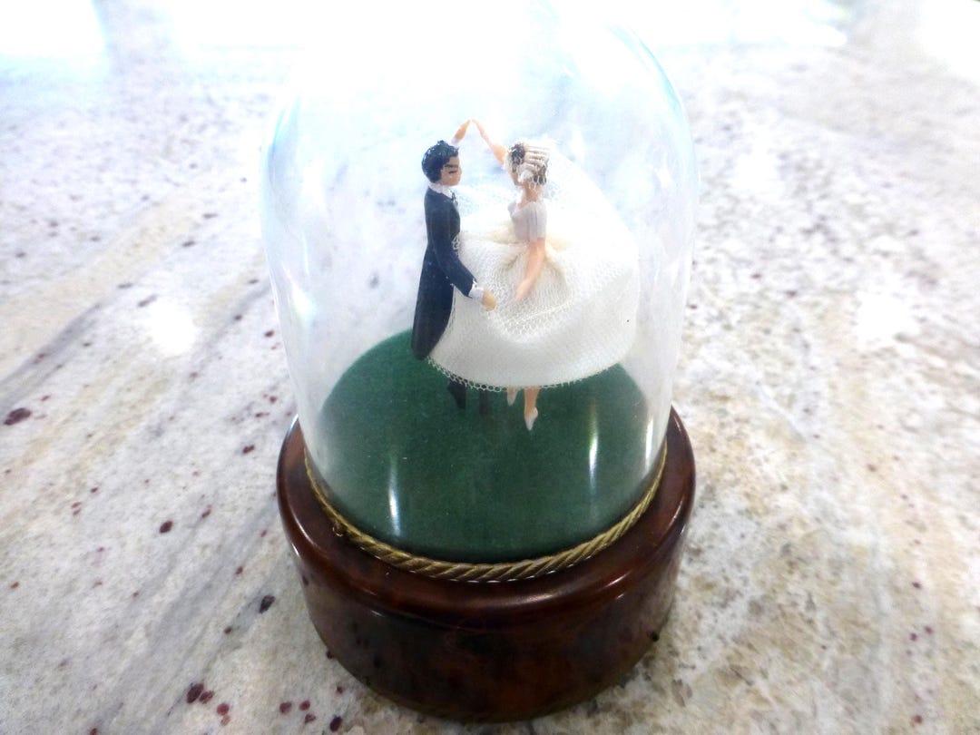 Vintage Reuge Swiss Wedding Music Box: Dancing Ballerina Automaton - Etsy