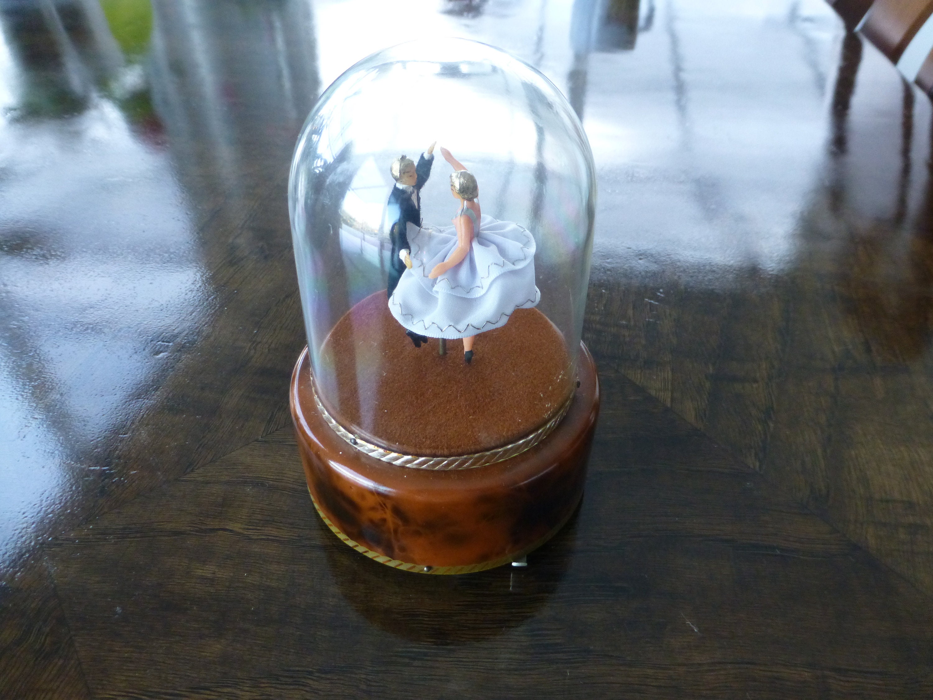 Vintage Swiss Reuge Dancing Ballerina Music Box Automaton Fully Cleaned ...