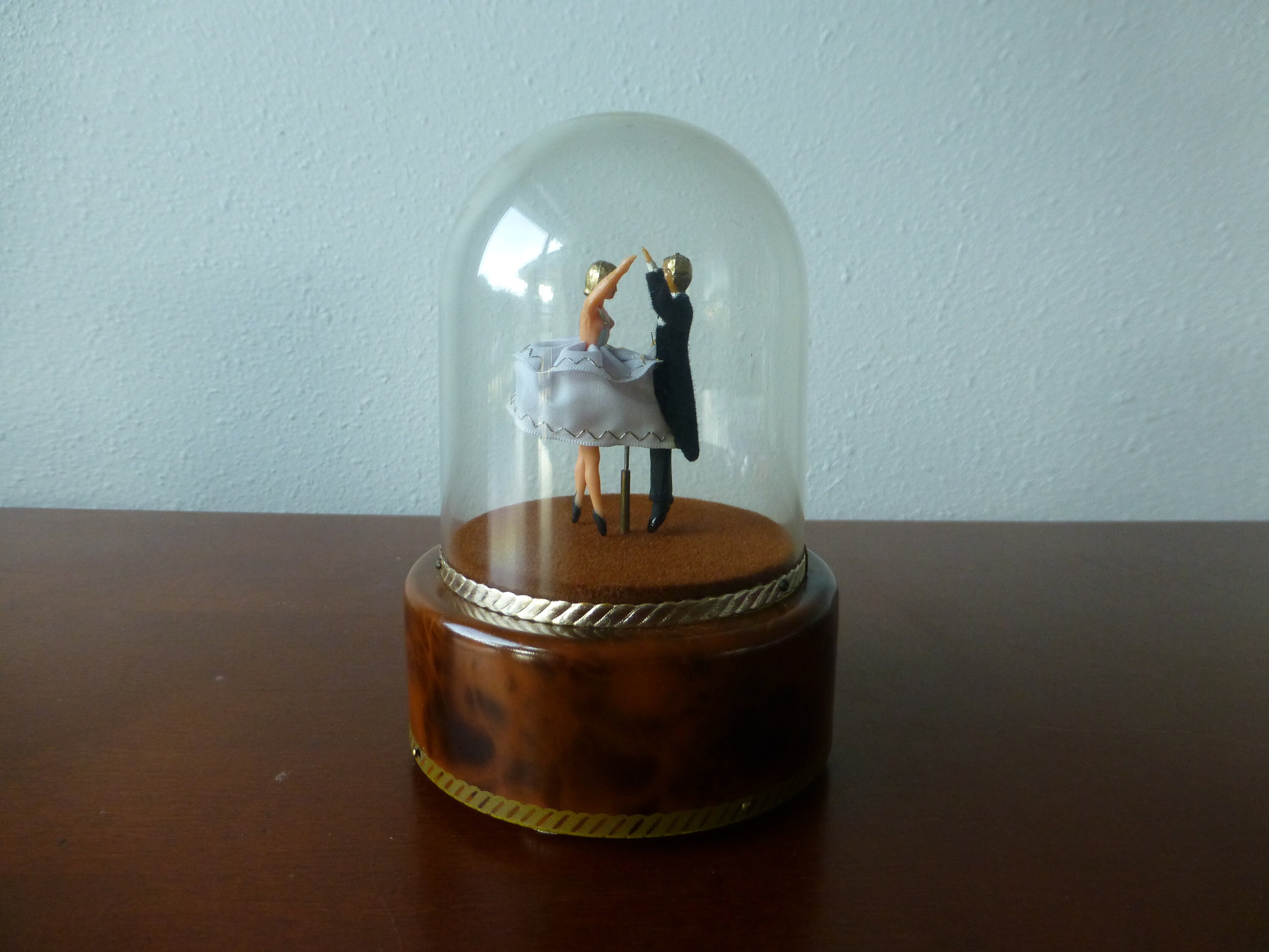 Vintage Swiss Reuge Dancing Ballerina Music Box Automaton Fully Cleaned ...