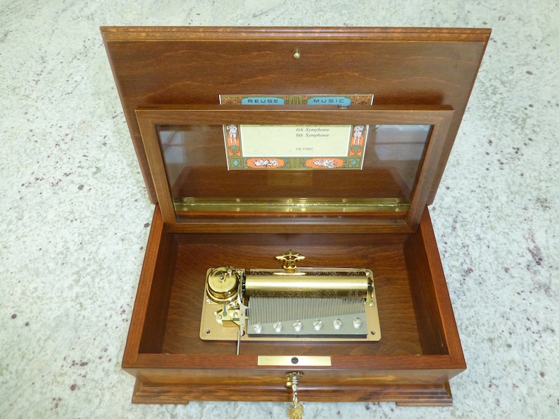 Vintage Reuge Swiss Music Box: Beethoven's Symphony, 72 Key - Etsy