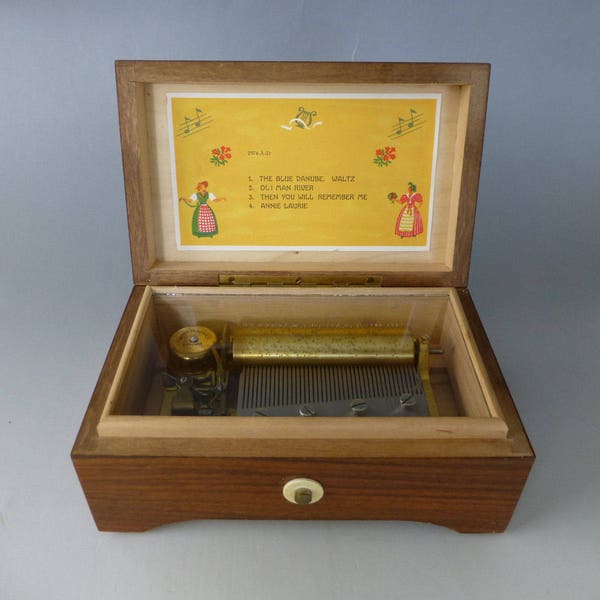 Antique Music Box - Etsy