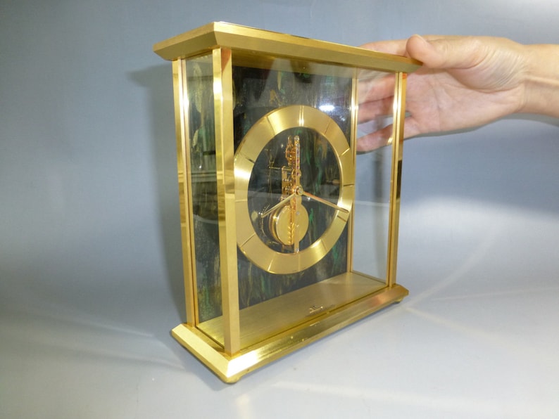 Vintage Swiss Jaeger Lecoultre's Skeleton 8 Day Skeleton Baguette Type ...