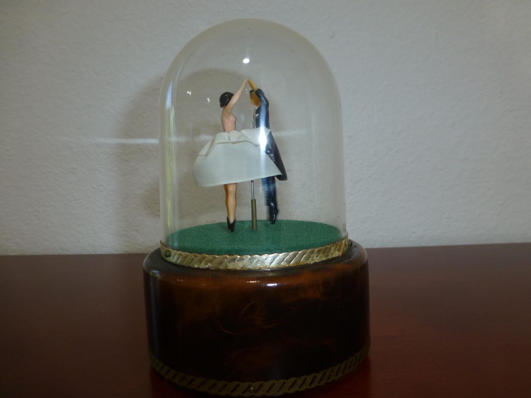 Vintage Swiss Reuge Dancing Ballerina Music Box Automaton Fully Cleaned ...