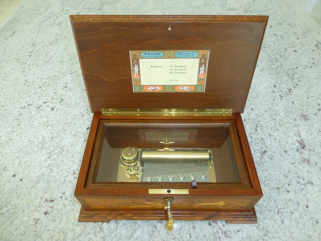 Vintage Reuge Swiss Music Box: Beethoven's Symphony, 72 Key - Etsy