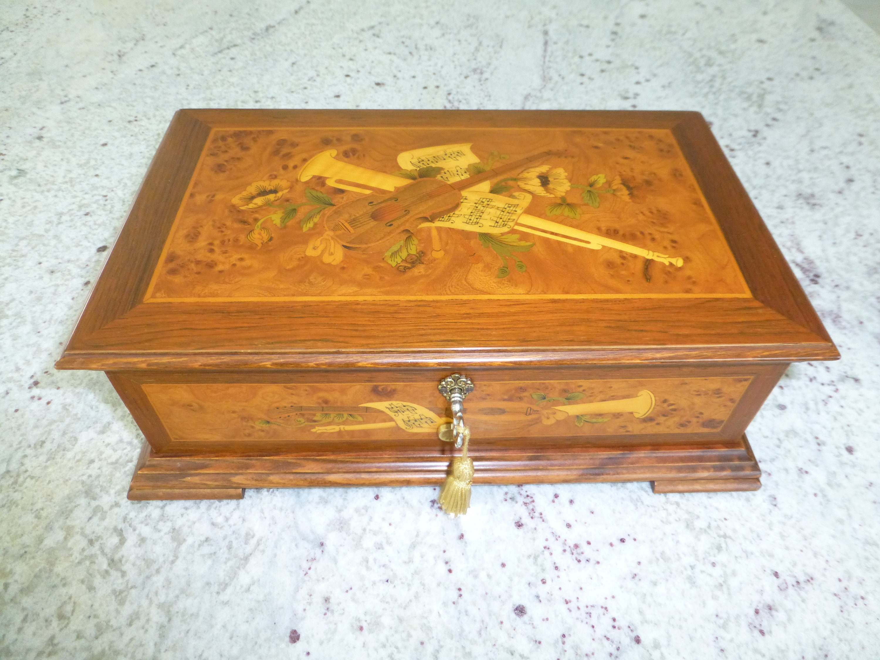 Vintage Reuge Swiss Music Box: Beethoven's Symphony, 72 Key - Etsy