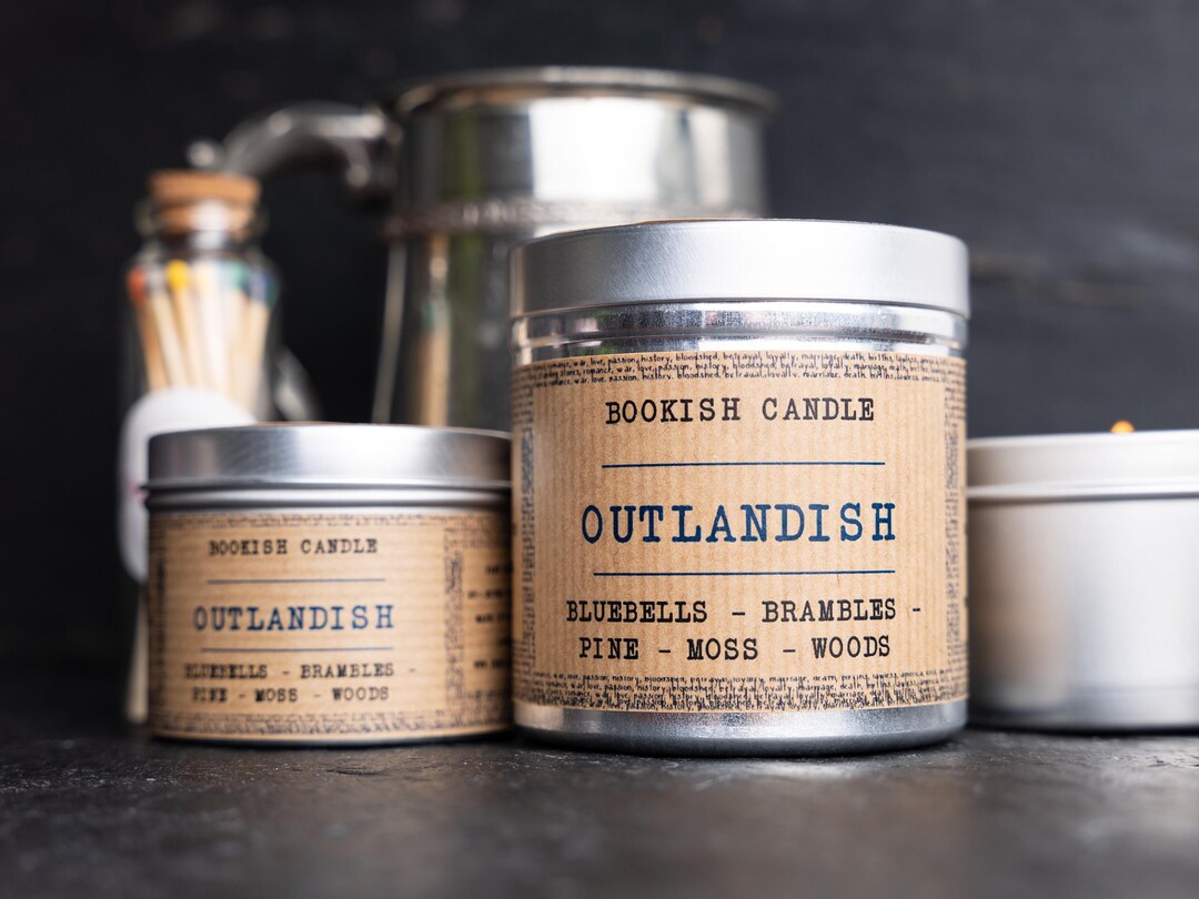 OUTLANDISH BOOK LOVER Candle | Fandom Candles | Scottish Gifts ...