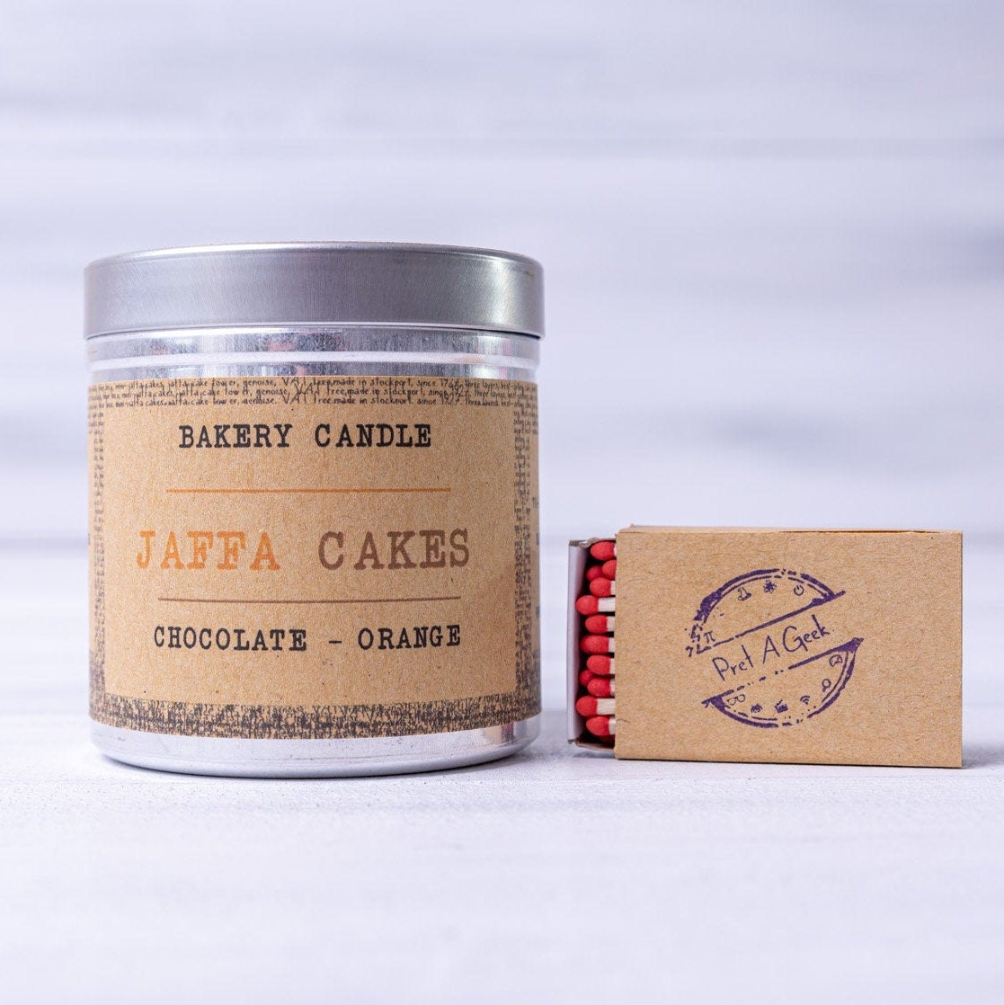 Jaffa Cake 350ml Bakery Soy Candle Gifts for Bakers | Etsy