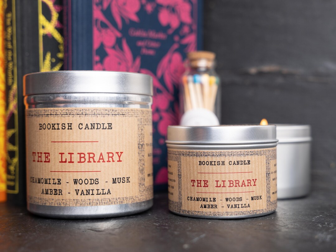 THE LIBRARY CANDLE | Bookish Candles | Literary Candles | Bookworm ...