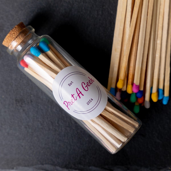 Coloured Matches - Etsy UK