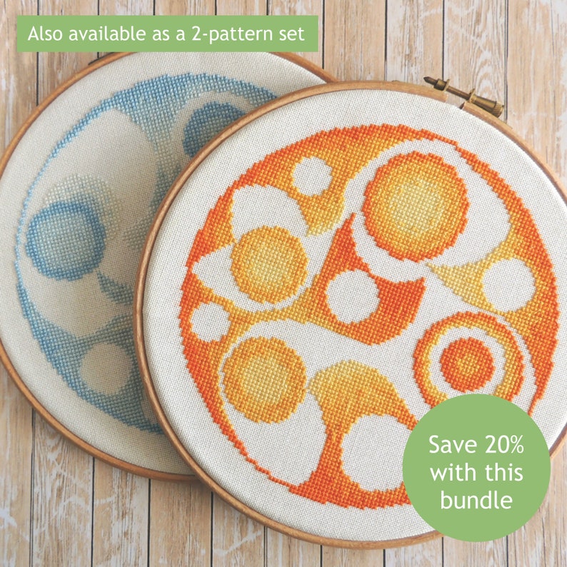 Winter Solstice Cross Stitch Pattern: Geometric Sun (PDF Download) - Etsy