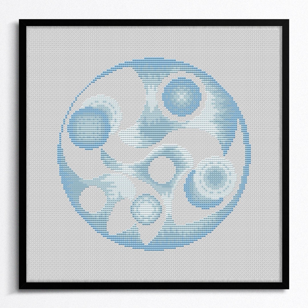 Winter Solstice Cross Stitch Pattern: Geometric Sun (PDF Download) - Etsy