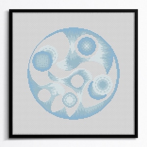 Winter Solstice Cross Stitch Pattern: Geometric Sun (PDF Download) - Etsy