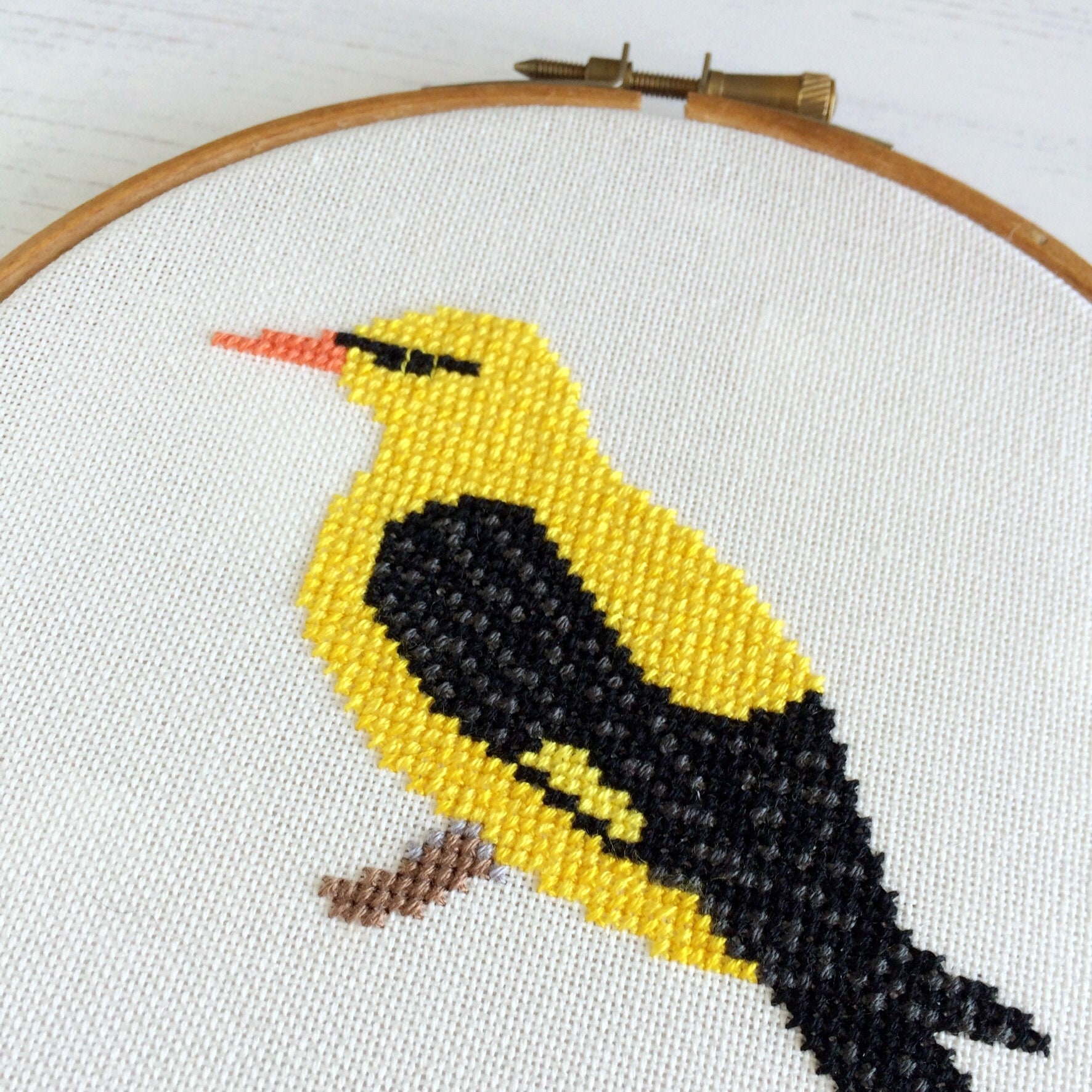 Golden Oriole Bird Cross Stitch Pattern PDF Instant Download | Etsy