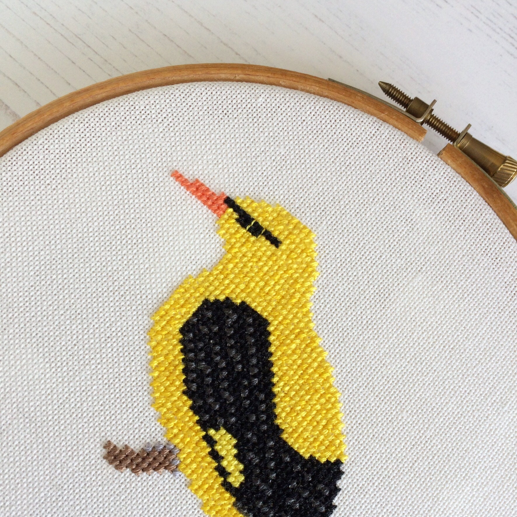 Golden Oriole Bird Cross Stitch Pattern PDF Instant Download | Etsy
