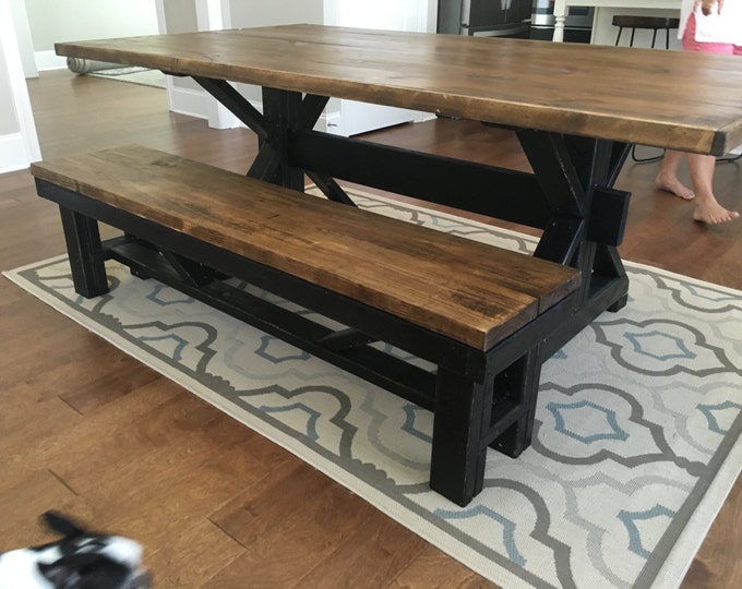 Custom Farmhouse Table or Desk - Etsy