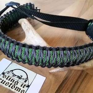 Adjustable Crossbow Shoulder Sling - Double Cobra Weave - Paracord ...