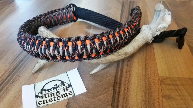 Adjustable Crossbow Shoulder Sling - Double Cobra Weave - Paracord ...