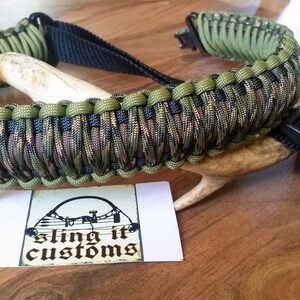 Adjustable Crossbow Shoulder Sling - Double Cobra Weave - Paracord ...