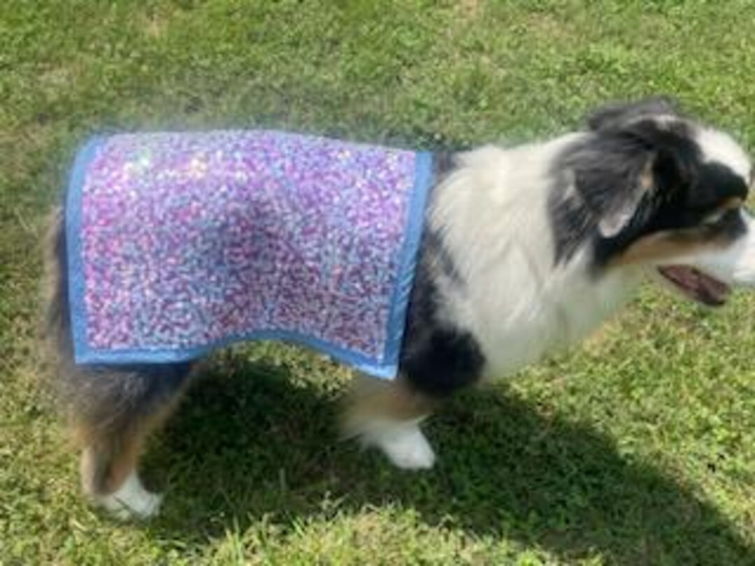 Dog Cooler Cooling Cool Sheet - Show Coat-flashy Spandex Outside Fabric ...