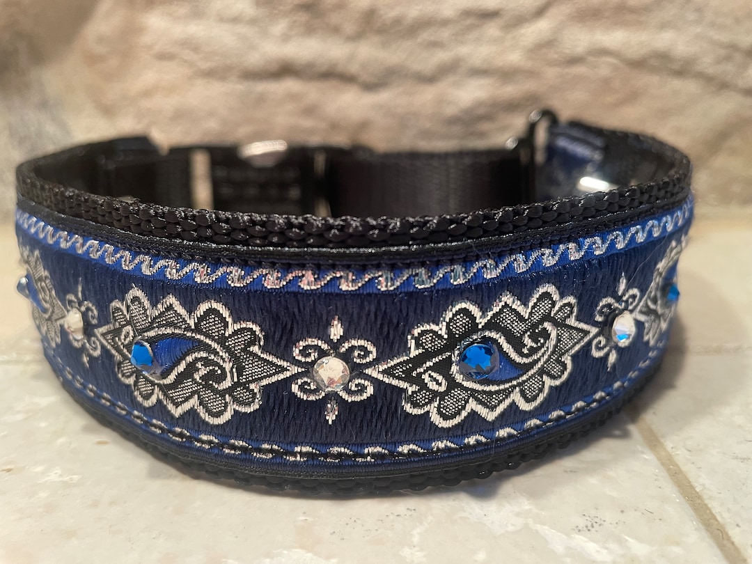 Prong K9 Dog Training Collar - Comes With Prongs. Jacquard Ribbon With ...