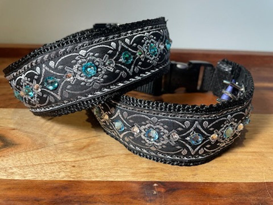 K9 Dog Prong Training Collar Comes With Prongs. Jacquard Ribbon With ...