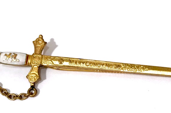 Knights Templar Sword Stick Pin, Freemason Fraternal … - Gem