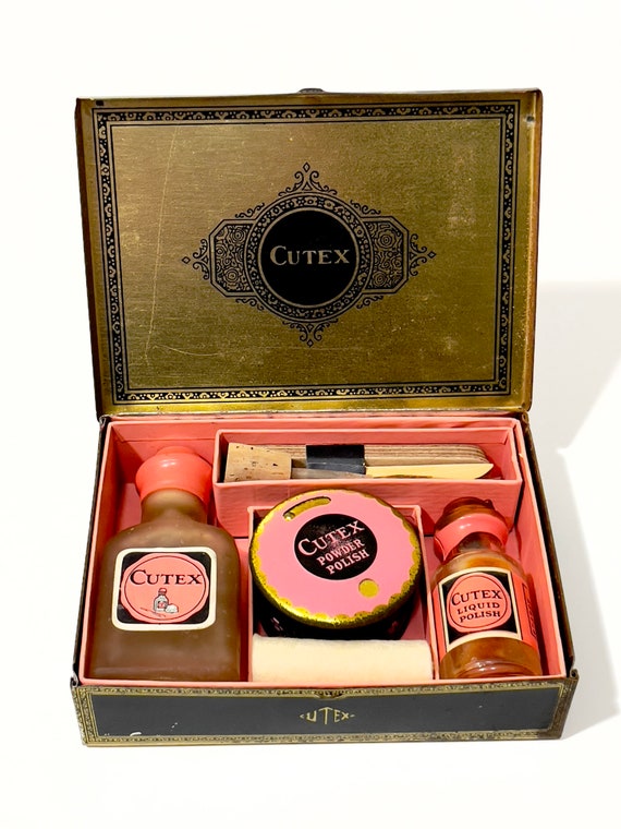 RARE Cutex Five Minute Set Vintage Manicure Cuticle Nail | Etsy