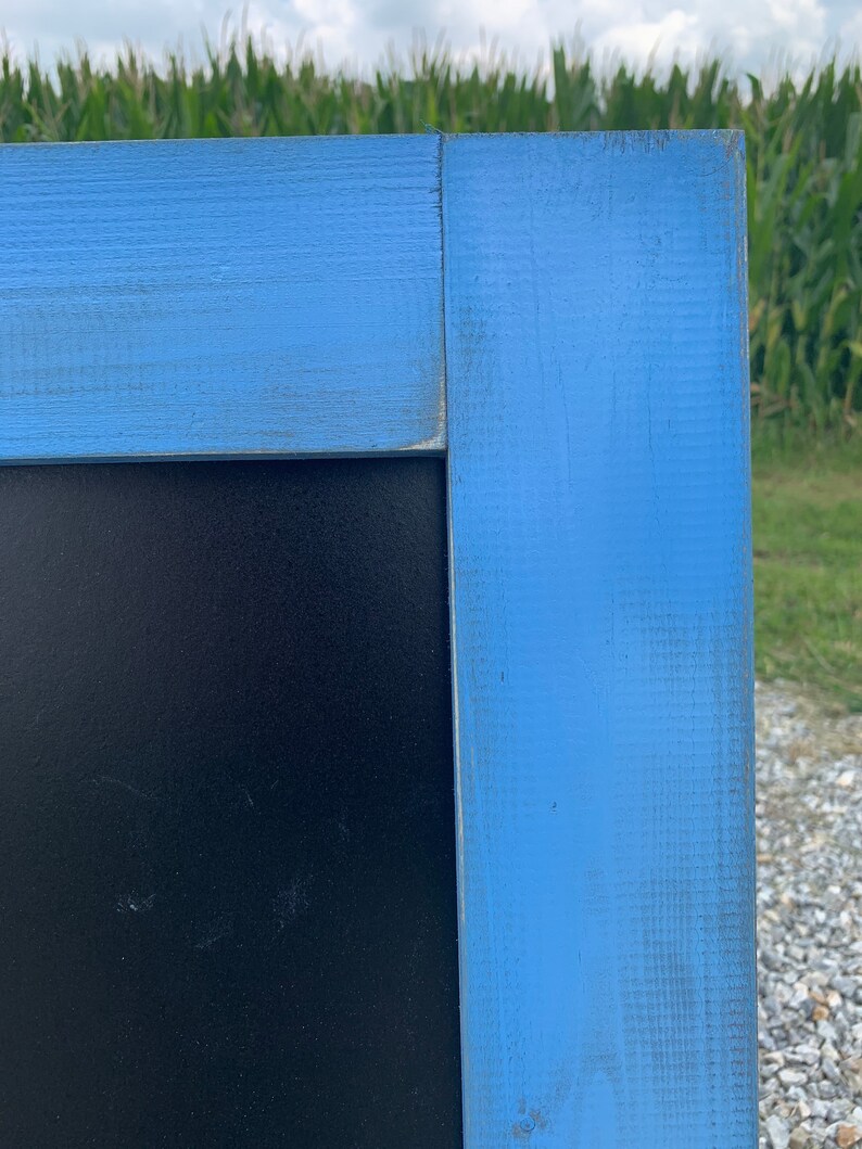 Rustic, Spa Blue Sandwich Chalkboard. Sidewalk Sign, Double Sided. A ...