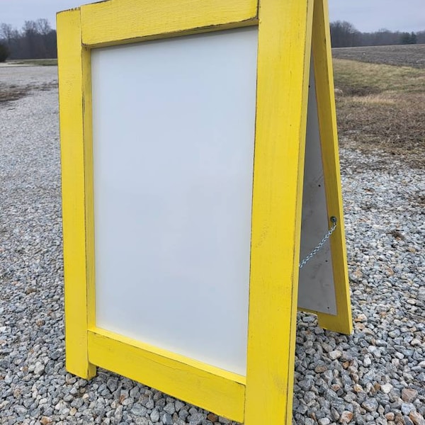 Dry Erase Sandwich Board - Etsy