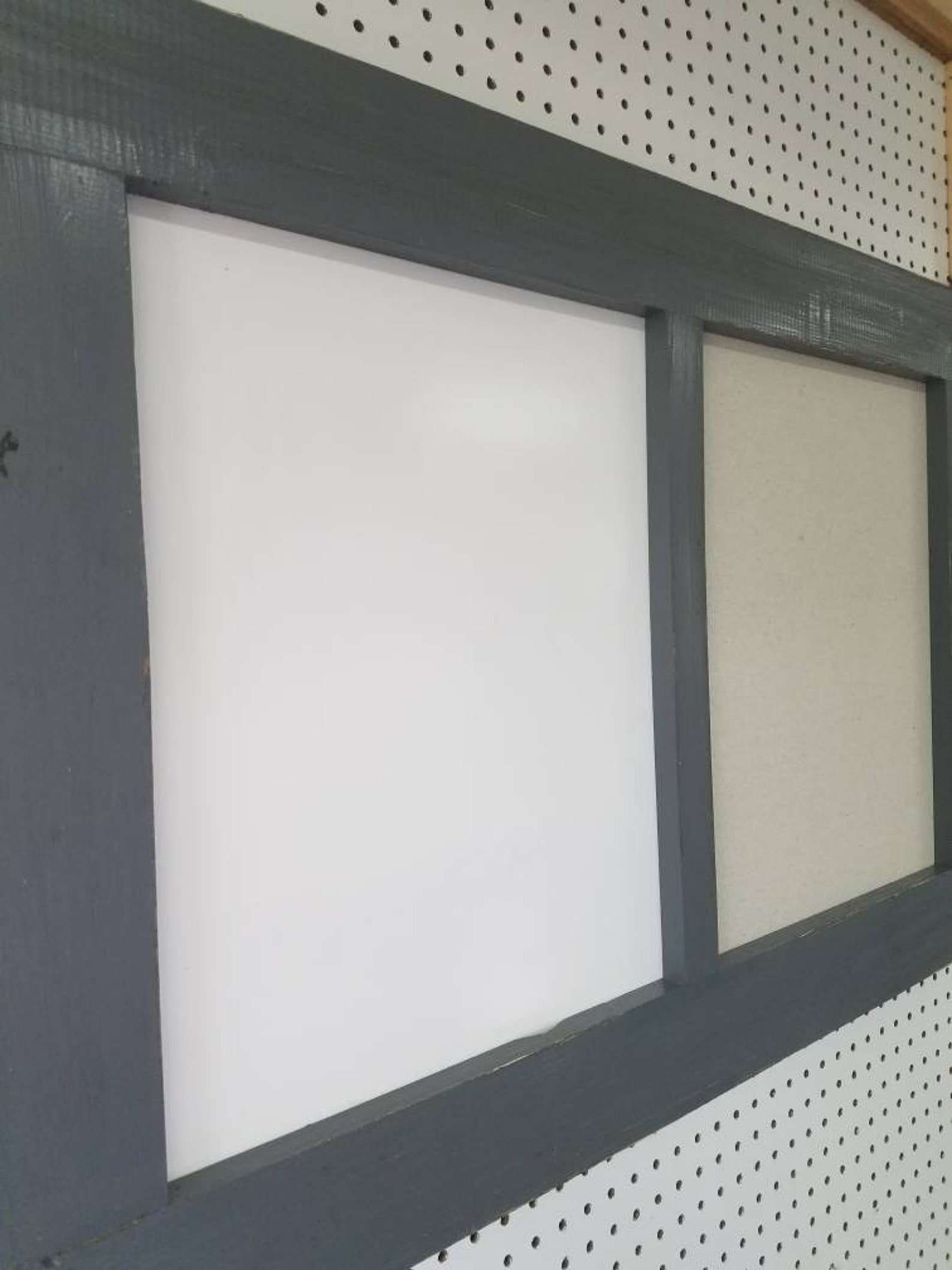 Cork Board Organizer and Dry Erase Board Combination Message | Etsy