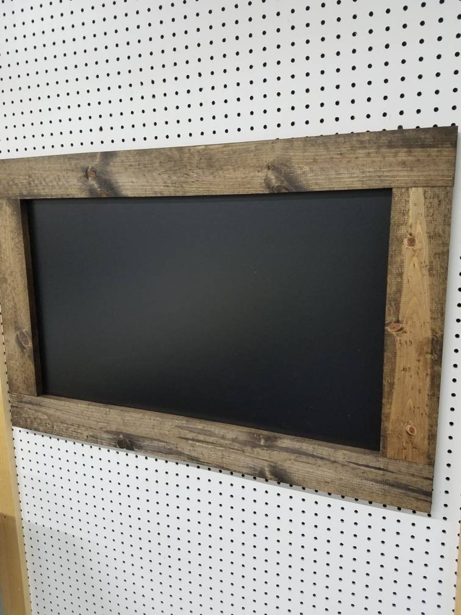 Large Rustic Chalkboard. Wedding Sign Dark Walnut Finish. - Etsy