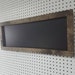 Framed Chalkboard, Skinny Frame. Rustic Dark Walnut, Farmhouse Chalk ...