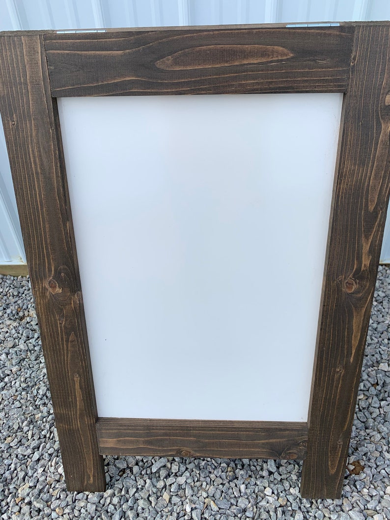 Sandwich Board Sign Outdoor Dry Erase Sign. Easel for Wedding | Etsy