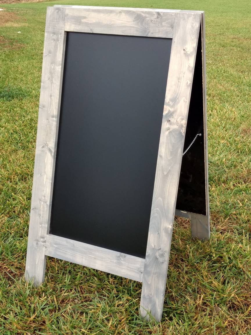 Large Free Standing Chalkboard. Extra Large Sandwich Sign - Etsy