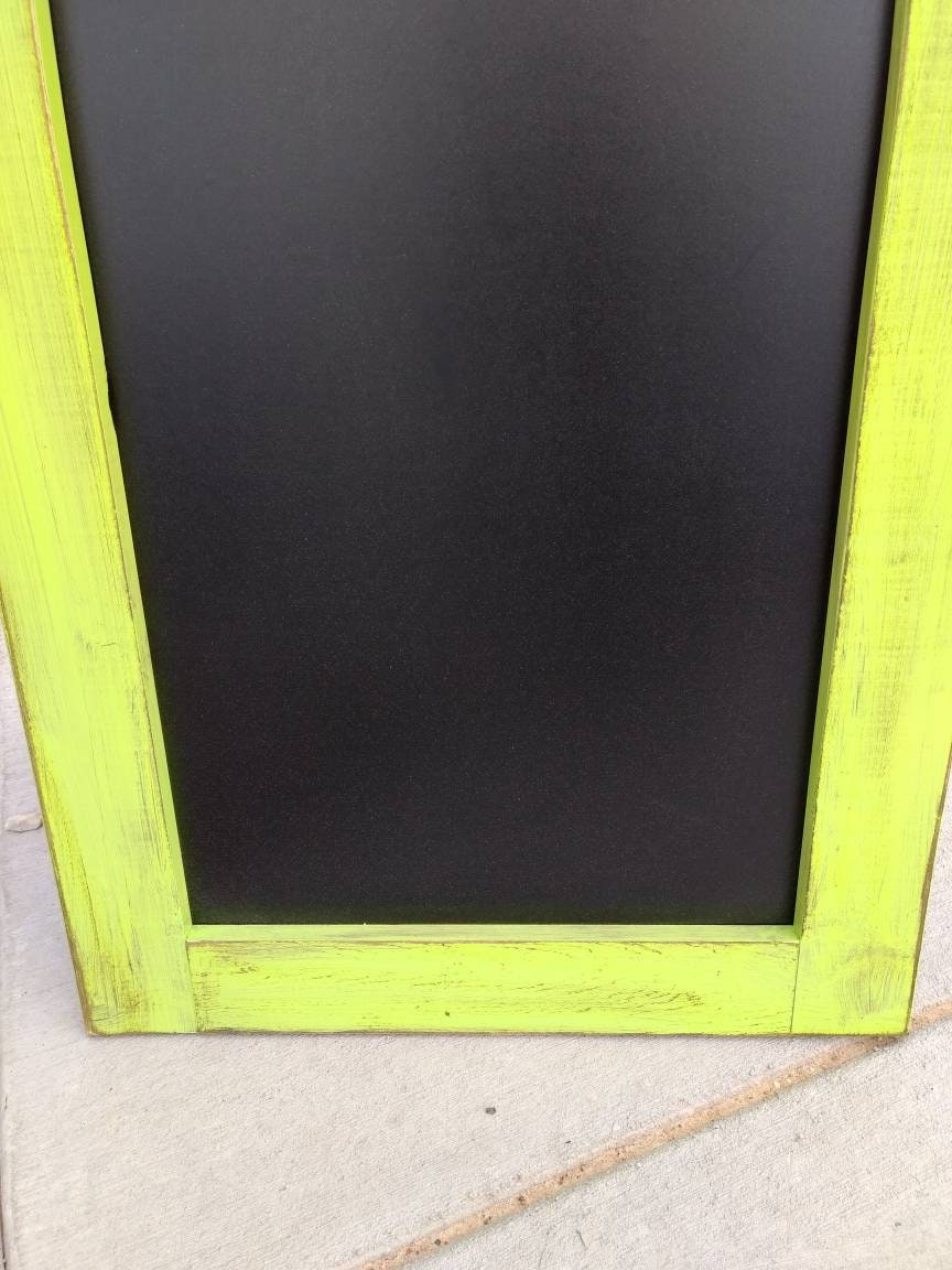 Large Sandwich Board Outdoor Standing Chalkboard. Key Lime | Etsy