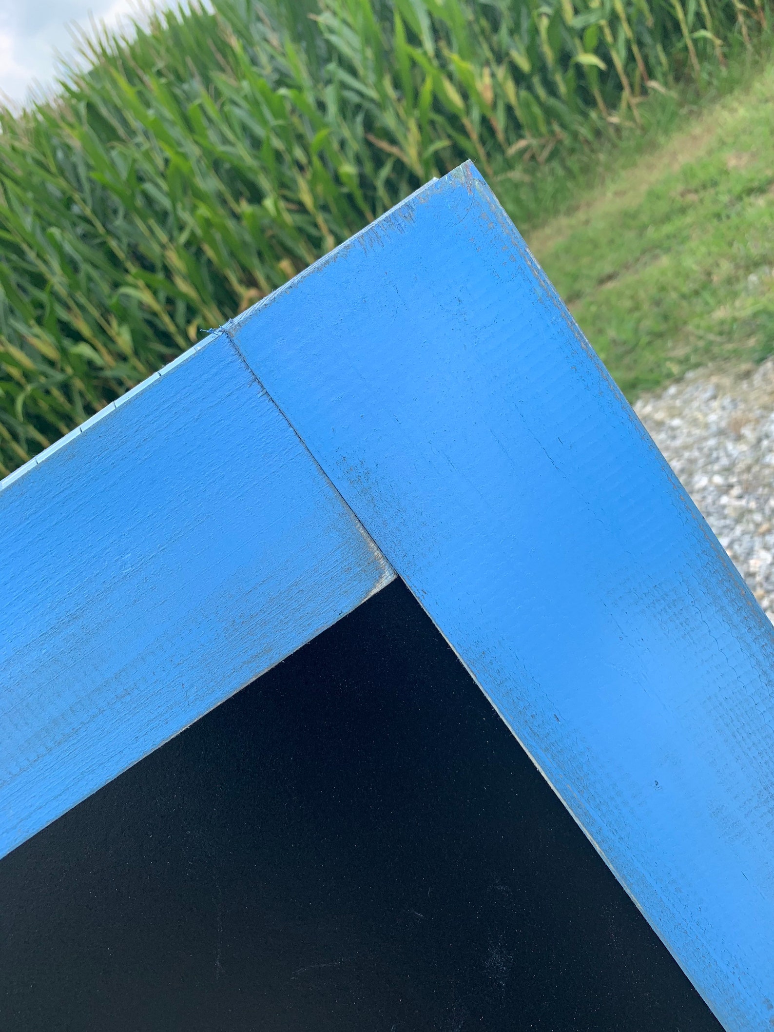 Rustic, Spa Blue Sandwich Chalkboard. Sidewalk Sign, Double Sided. A ...