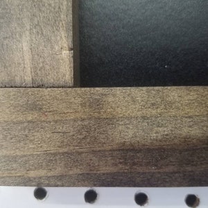 Framed Chalkboard, Skinny Frame. Rustic Dark Walnut, Farmhouse Chalk ...