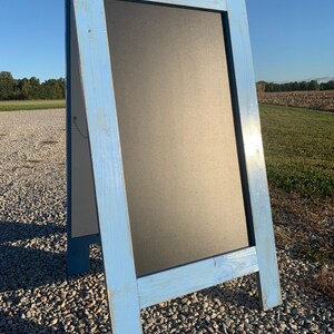 Extra Large Sandwich Board Sign. XL Standing Chalkboard, Double Sided ...