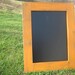 Rustic Hanging Chalkboard. Orange, Distressed Chalk Board. Office ...