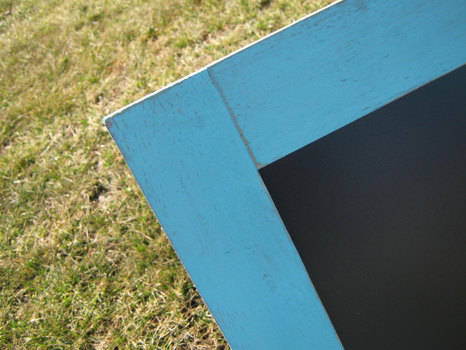 Rustic Ocean Blue Chalkboard Distressed Extra Large Light Blue - Etsy