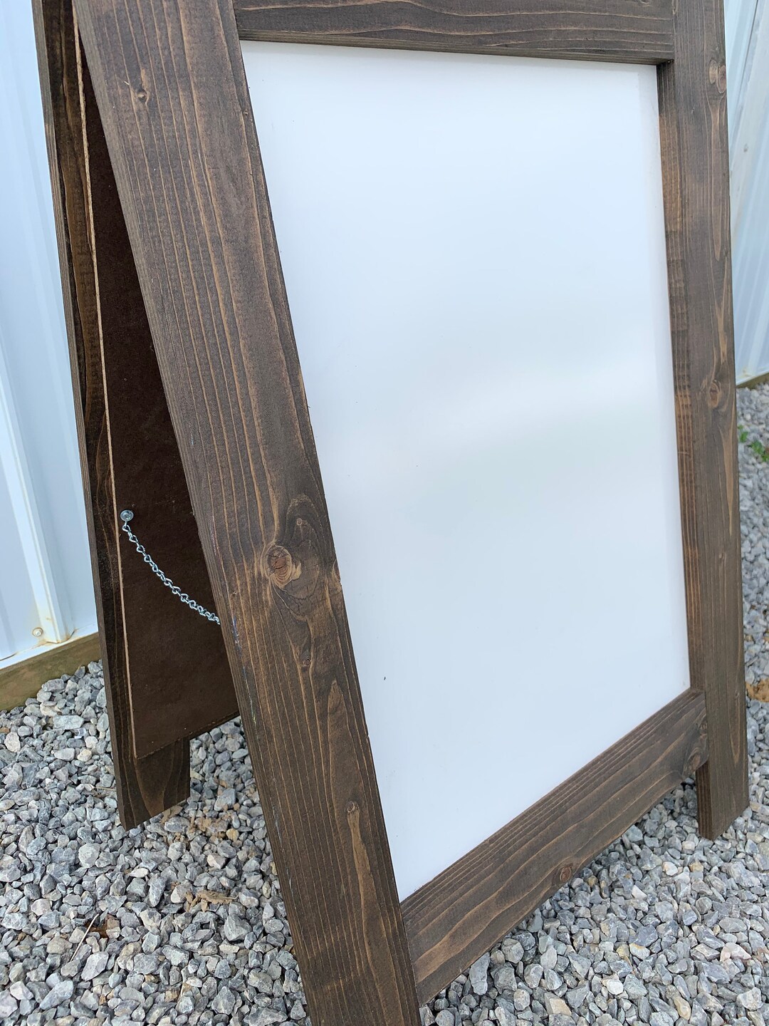 Sandwich Board Sign, Outdoor Dry Erase Sign. Easel for Wedding Sign ...