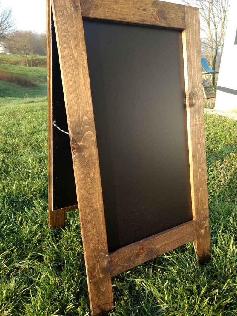 Extra Large Sandwich Chalkboard. Built to Last, A-frame Easel. Double ...