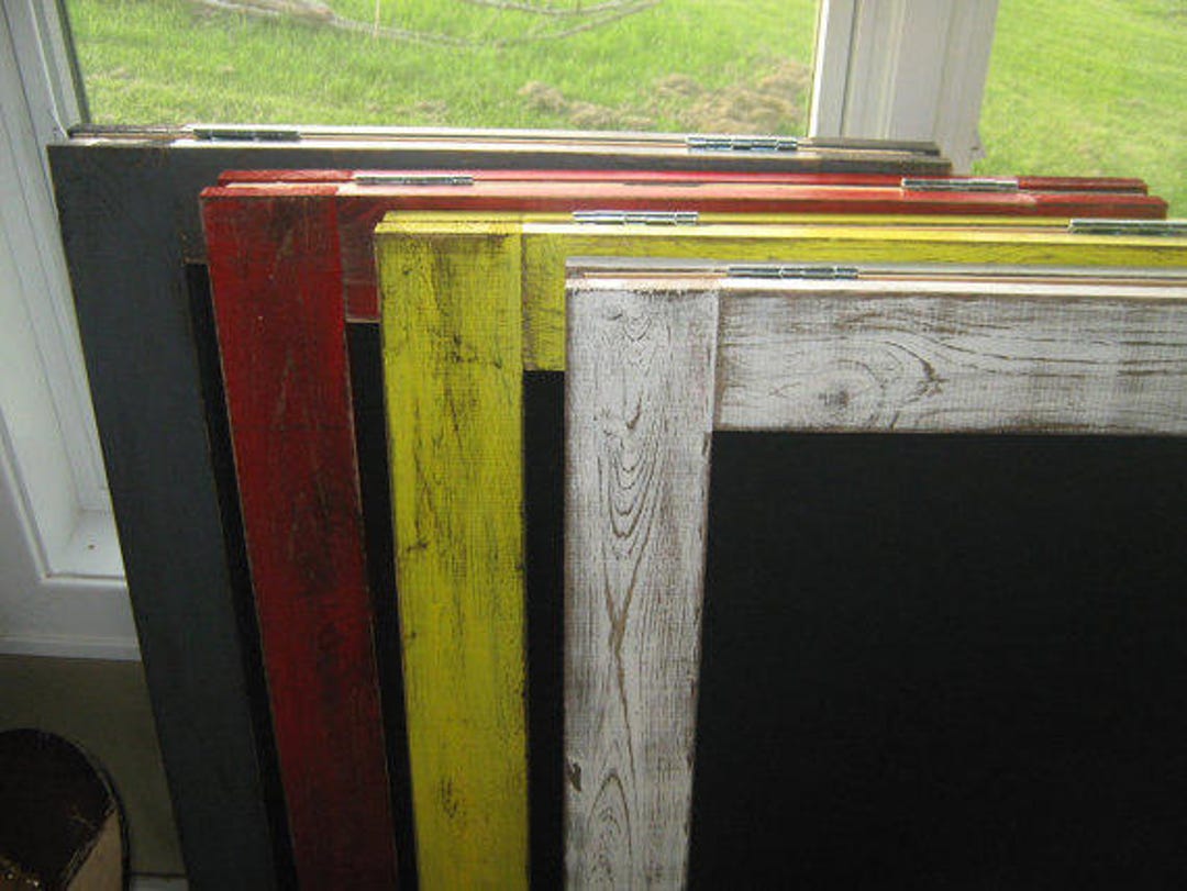 Pair of 2 Sidewalk Chalkboards. Two Pack Sandwich Chalkboard, Built to ...