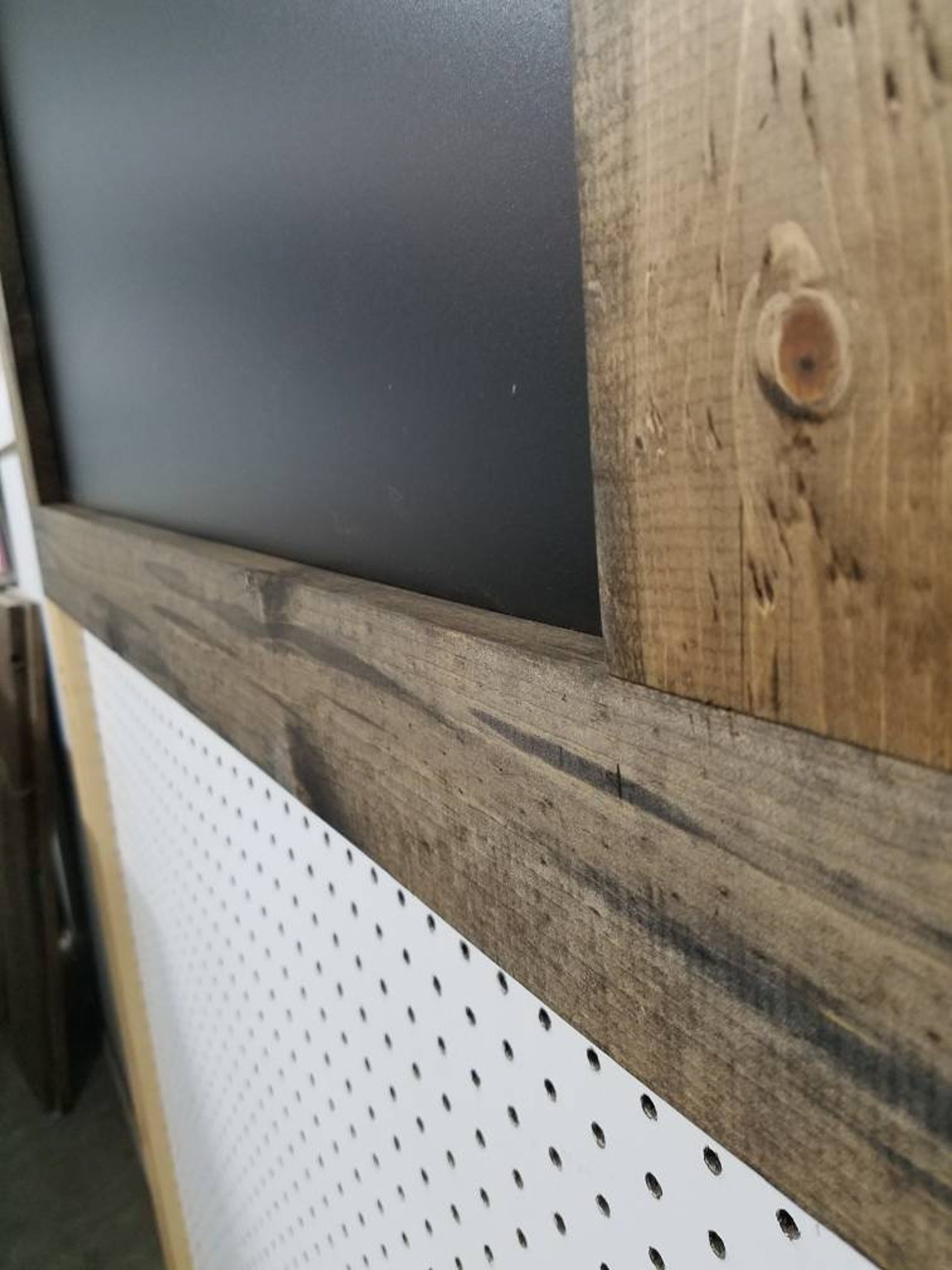 Large Rustic Chalkboard. Wedding Sign Dark Walnut Finish. - Etsy