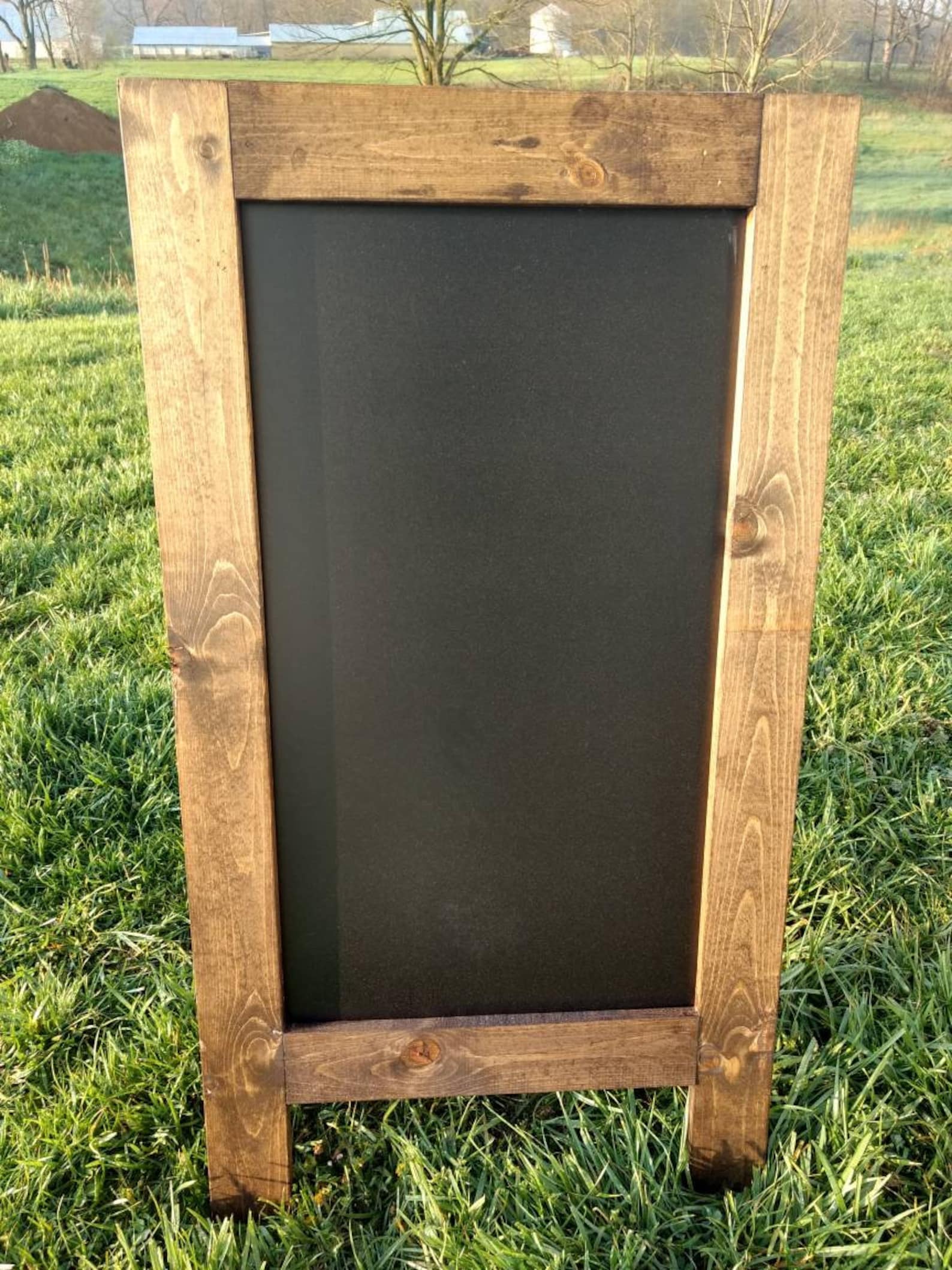 Extra Large Sandwich Chalkboard. Built to Last, A-frame Easel. Double ...