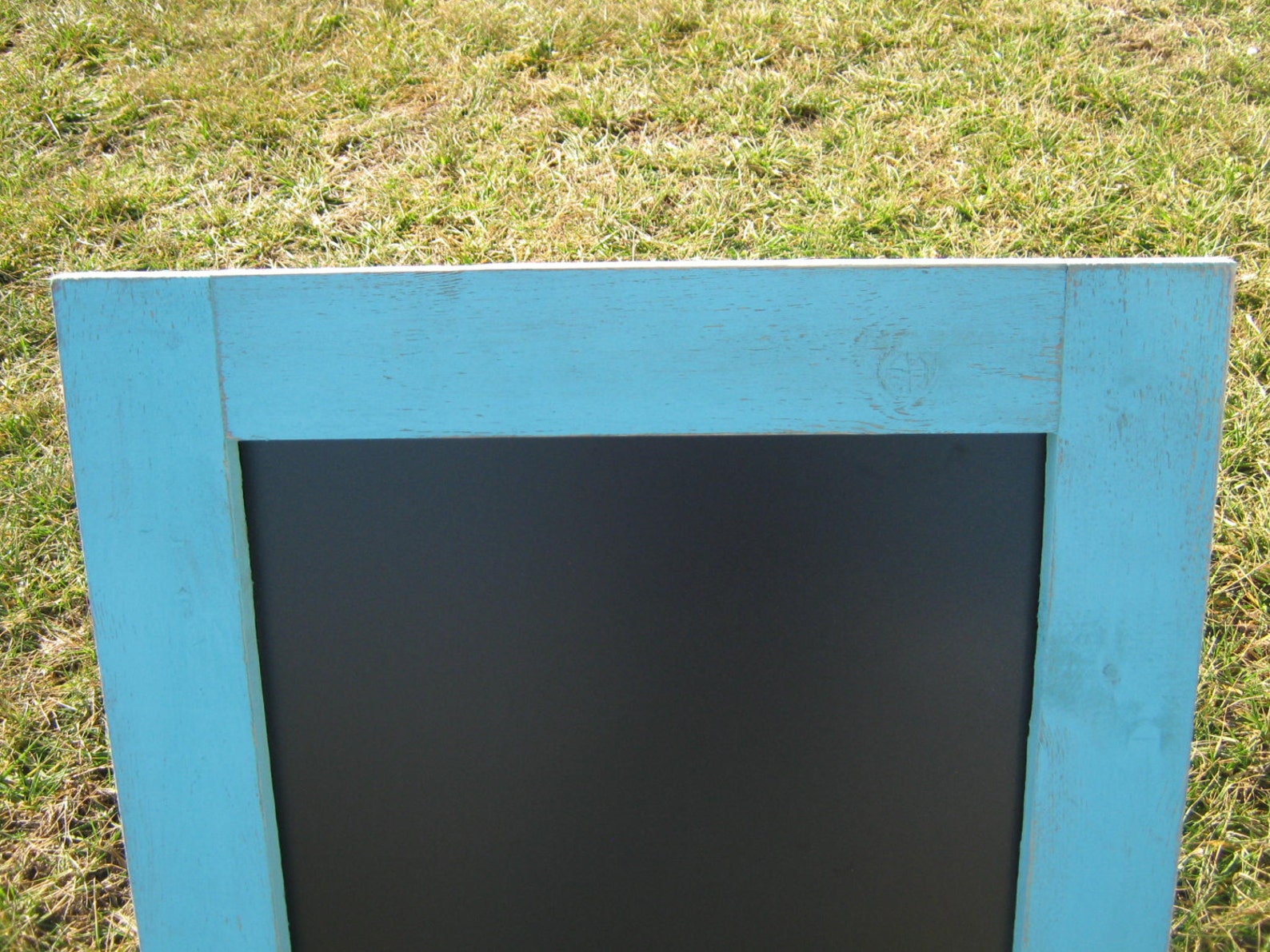 Rustic Ocean Blue Chalkboard Distressed Extra Large Light Blue - Etsy