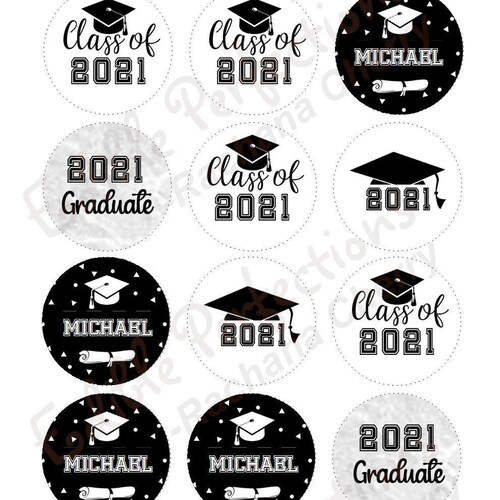 Graduation Assorted Edible Image Frosting Sheet You Choose - Etsy