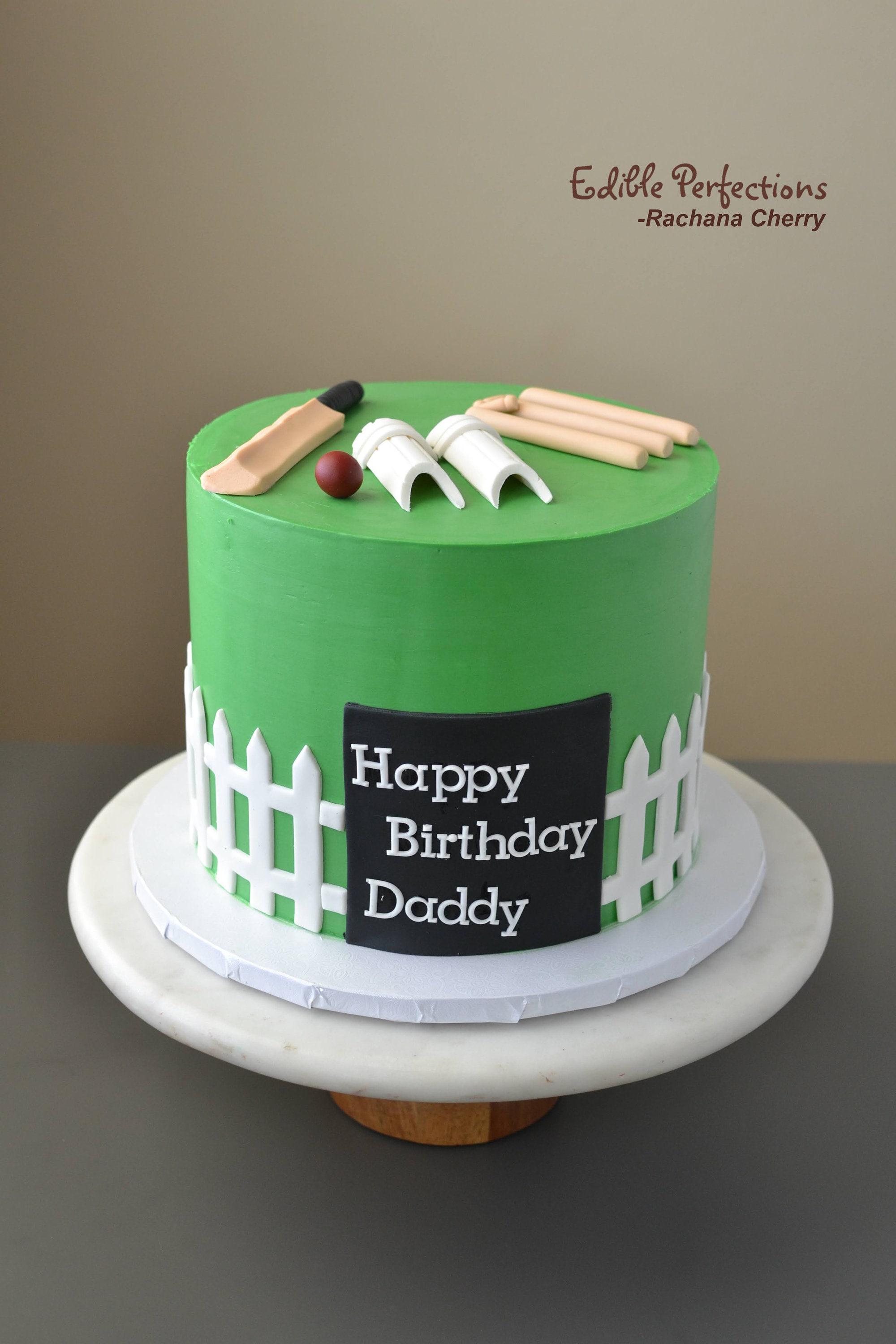 Cricket Theme Cake Toppers Set, Fondant Cricket Cake Topper - Etsy