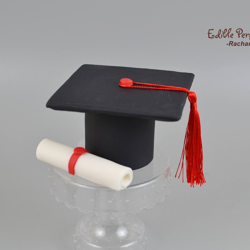 Graduation Hat Cake Topper - Etsy