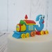 Fondant Train Cake Topper, Number Train Cake, Choo Choo Train Cake ...